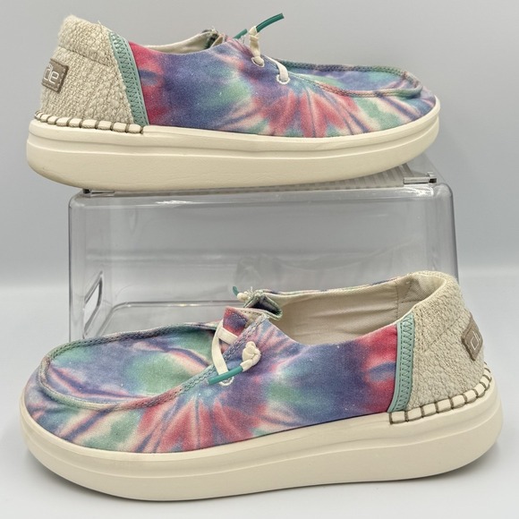 Hey Dude | Shoes | Hey Dude Wendy Rise Casual Slide On Candy Tie Dye ...